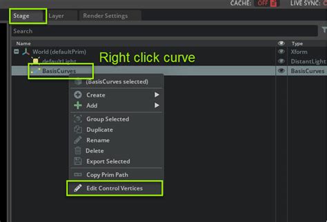 Curve Authoring Omniverse Extensions