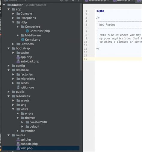 Coaster Cms Laravel 53 Based System With Context