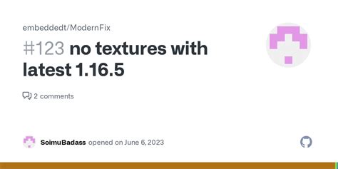 no textures with latest 1 16 5 · issue 123 · embeddedt modernfix · github