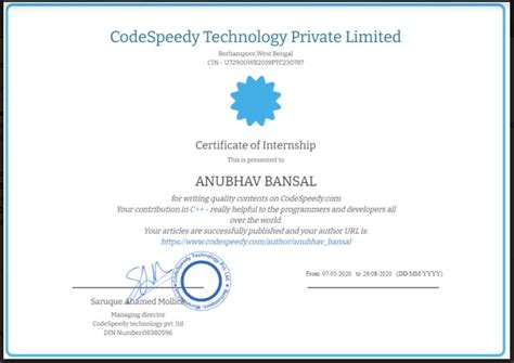 Anubhav Bansal On Linkedin Internship Technology Experience