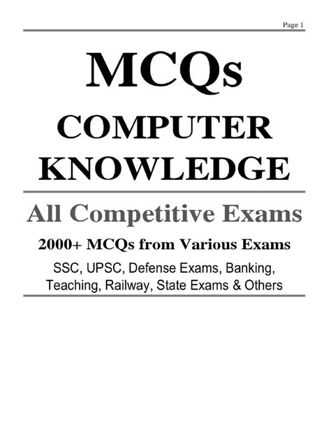 Computer Knowlege Pdf
