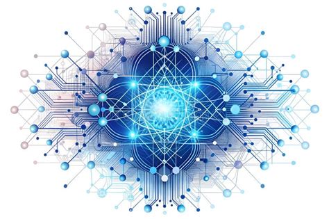 Ai Powered Quantum Computing Vector Concept As A Minimalistic Abstract