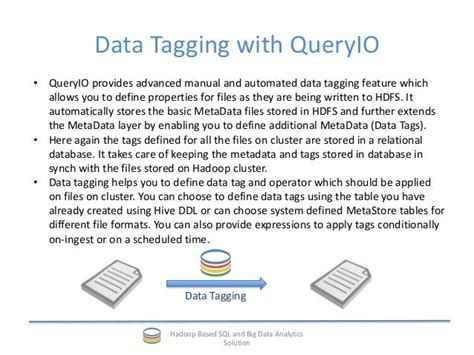 hadoop data tagging and metadata extension