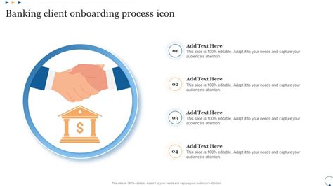Banking Client Onboarding Process Icon Ppt Template
