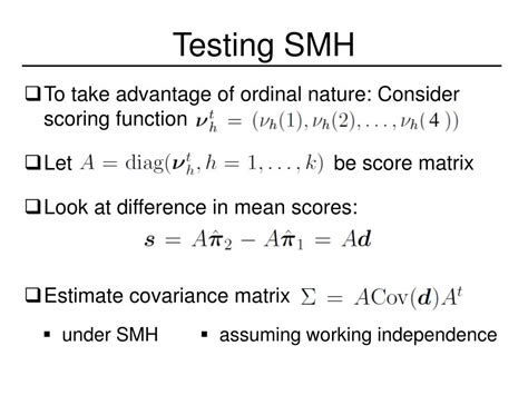 Ppt Testing Dose Response With Multivariate Ordinal Data Powerpoint