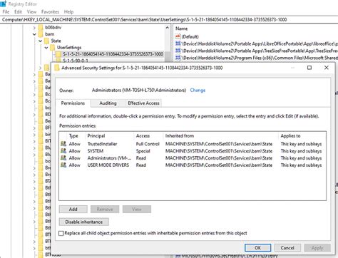 Why Can T I Delete Certain Entries From The Registry As Administrator Solved Windows Forums