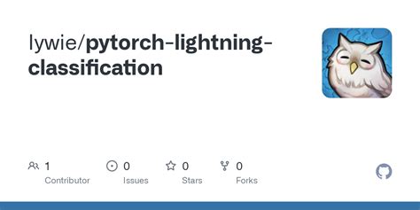 Github Iywiepytorch Lightning Classification