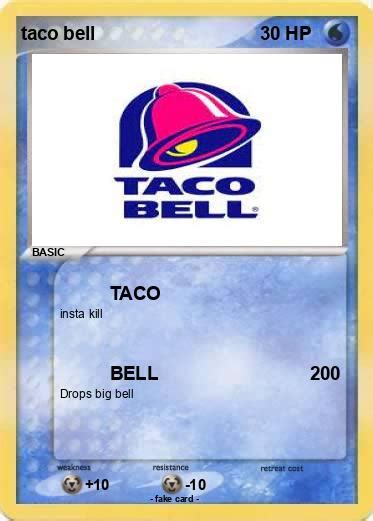 Pokémon Taco Bell 60 60 Taco My Pokemon Card