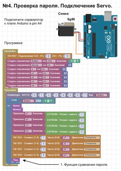 Кодовый замок на Arduino Ardublock 20 Пикабу