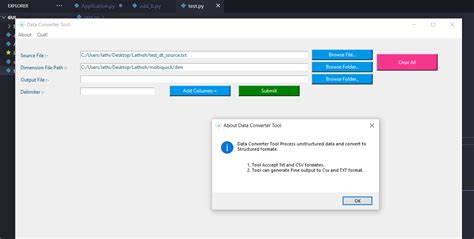 github lathish2232 python gui tool using tkinter with dynamic columns and and delete