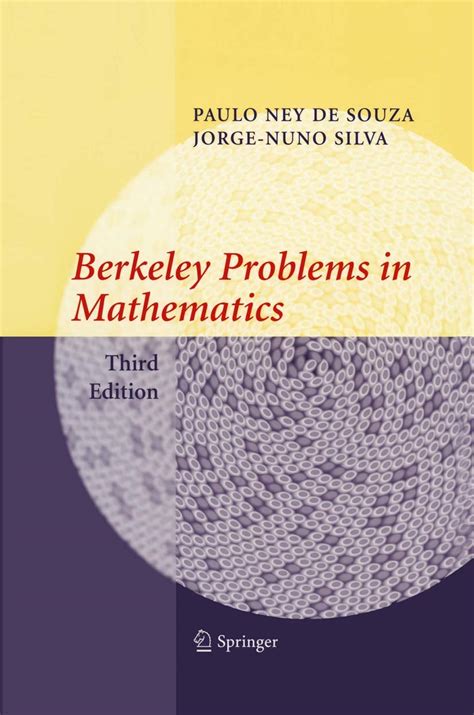 Berkeley Problems In Mathematics Problem Books In Mathematics De