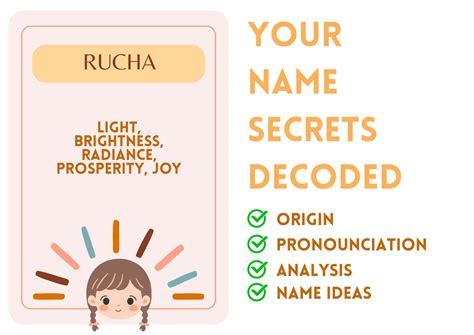 Rucha Hindu Girl Name Meaning And Pronunciation