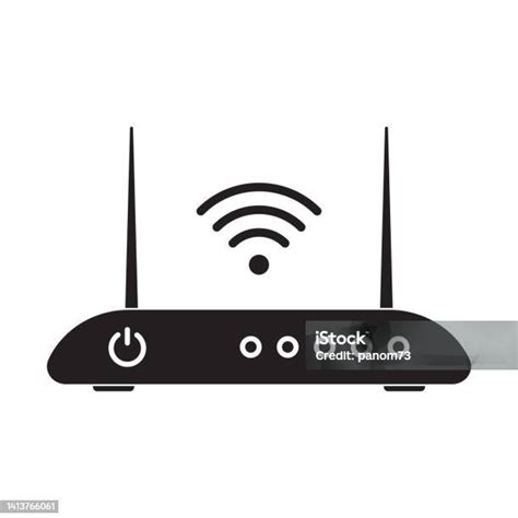 그래픽 디자인 로고 웹 사이트 소셜 미디어 모바일 앱 Ui 일러스트레이션을 위한 무선 라우터 리피터 아이콘 벡터 0명에 대한