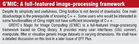 Cimg A Powerful C Library For Image Processing Buyers Guide