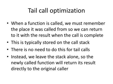 ppt tail recursion powerpoint presentation free download id 5336026
