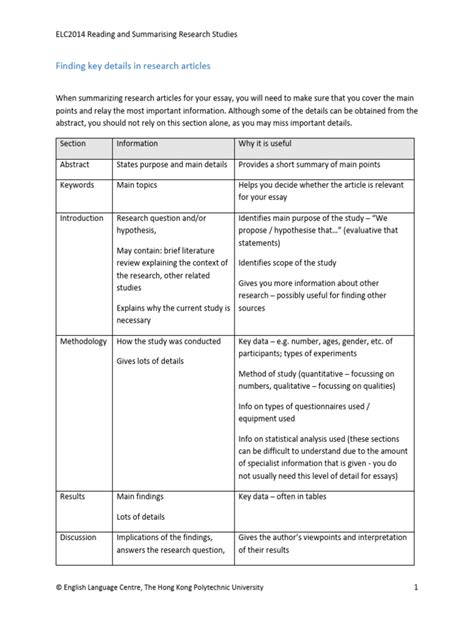Reading And Summarising Research Articles Pdf Organ Donation Sampling Statistics