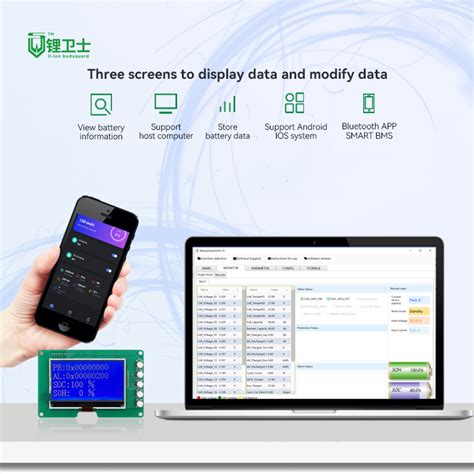 Lws Energy Storage Battery Management System Li Ion Smart Bms 16s With