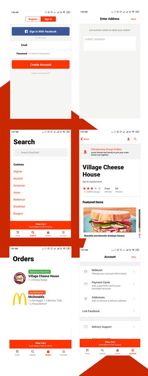 codemarket foodapp react native theme