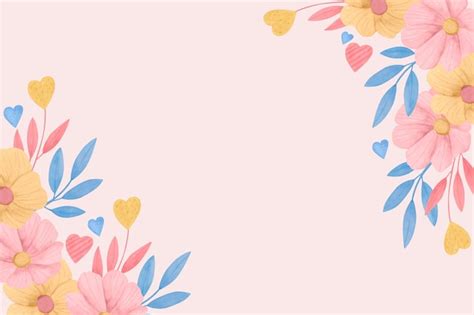 발렌타인 데이 축하 배경 무료 벡터