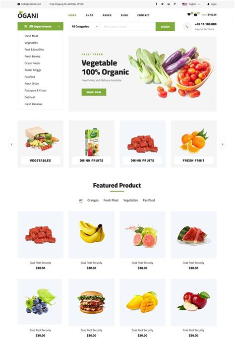 Top Free Grocery Store Bootstrap Templates Artofit