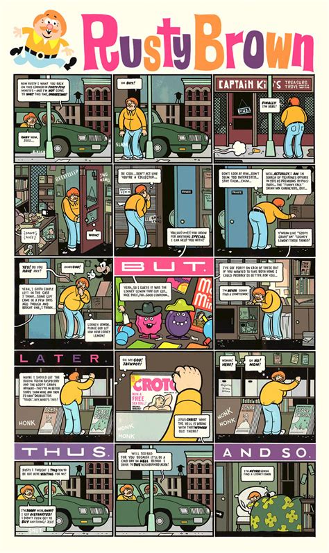 Par La Bande Rusty Brown De Chris Ware 2019