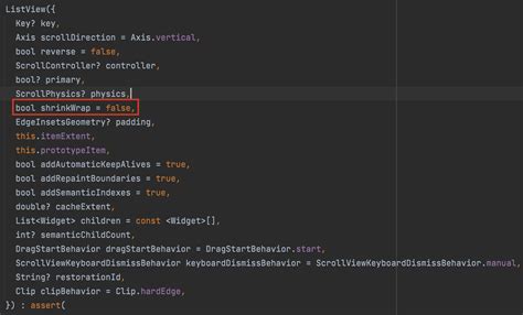 Flutter Column 안에 Listview