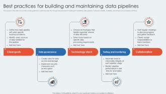 Best Practices For Building And Maintaining Data Pipelines