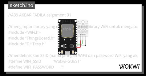 Tugas 31 A39 Akbar Fadila Wokwi Esp32 Stm32 Arduino Simulator