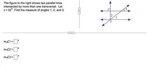 [solved] the figure to the right shows two parallel lines intersected