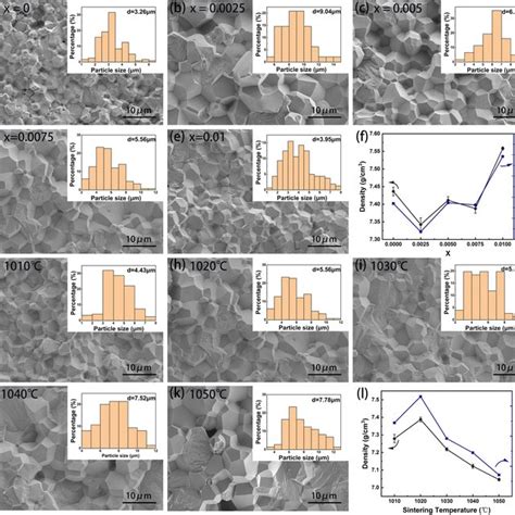 Ae Cross Sectional Sem Graphs And Grain Size Distribution In The