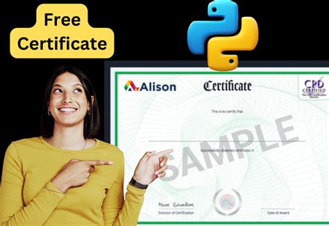 Free Python Certification Course From Alison Good For Resume