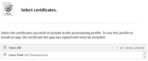 Creating Development And Distribution Provisioning Profiles