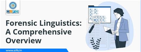 Forensic Linguistics A Comprehensive Overview
