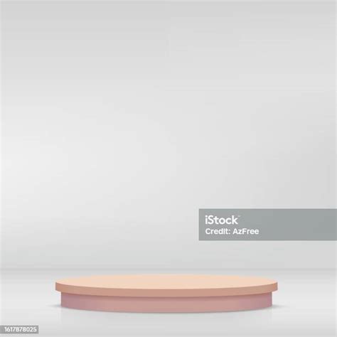 화려한 기하학적 3d 연단이 있는 추상적인 흰색 배경 벡터 0명에 대한 스톡 벡터 아트 및 기타 이미지 0명 3차원 형태 가정의 방 Istock