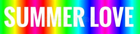 Rainbow Summer Header Illustration Stock Illustration Illustration Of Summer Rainbow 317137037