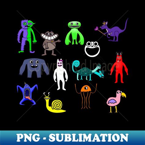 Garten Of Banban Characters Png Transparent Sublimation De Inspire Uplift