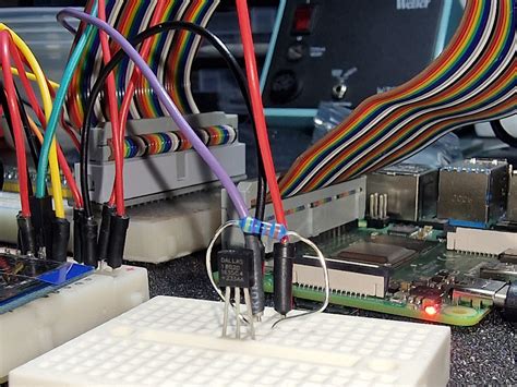 Temperatur Sensor Ds1820 Am Raspberry Pi Mit Python Webnistde