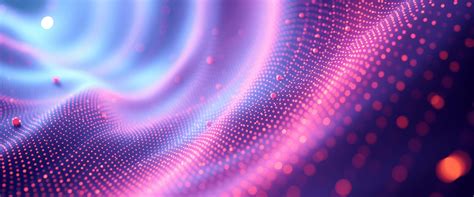 Abstract Digital Waveform With Glowing Particles Free Download Ai Scribbles