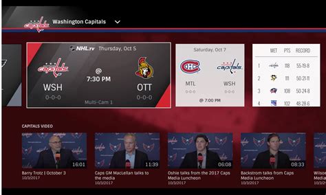 Nhl Season Preview Nhltv Expands 60 Fps Streaming Across More Digital