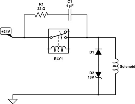 How To Protect Relay Contact When Use Inductive Load Electrical
