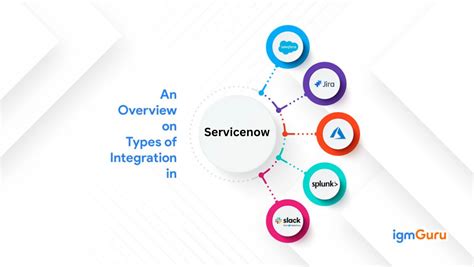 servicenow integration types of integration in servicenow