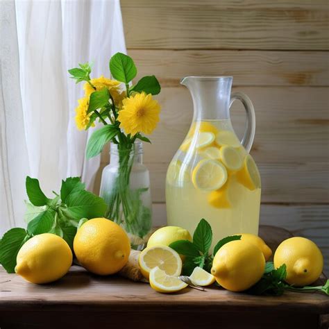 Premium Ai Image Lemon Mojito Most Amazing And Trending Hd Wallpaper