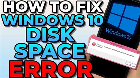 How To Fix There Is Not Enough Available Space On The Disk To Complete