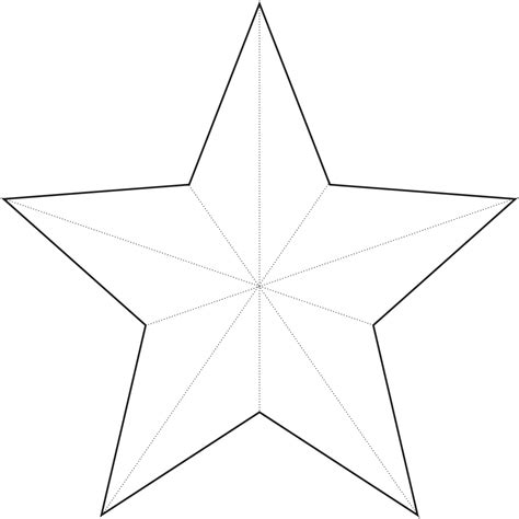 Blank Star Template Clipart Best