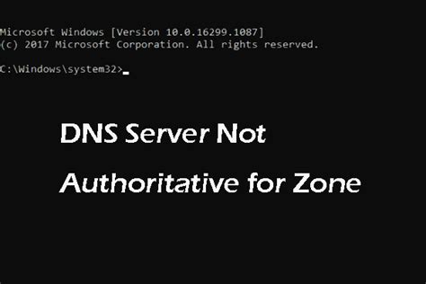 DNS Server Not Authoritative For Zone Here Is The Guide MiniTool