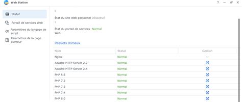 installation dolibarr v16 et php v8 sur synology installer mon