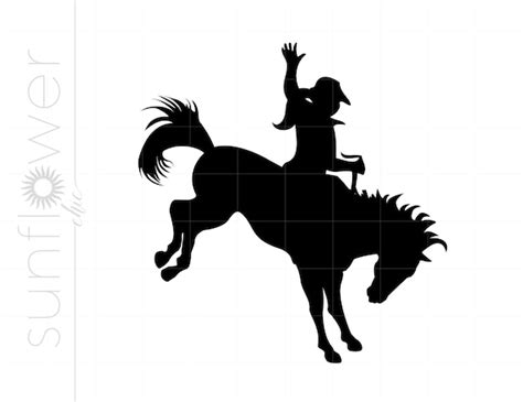 Cowgirl Silhouette Png