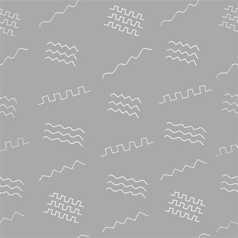 Seamless Pattern With Hand Drawing Outline Shape Elements 24350697