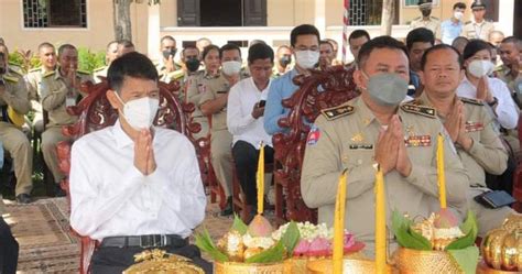 សាលានគរបាលជាតិភូមិភាគ៦ខេត្តកំពង់ឆ្នាំងចាប់ផ្តើមបញ្ចុះបឋមសិលាសាងសង់អគារសិក្សា ក្រសួងព័ត៌មាន