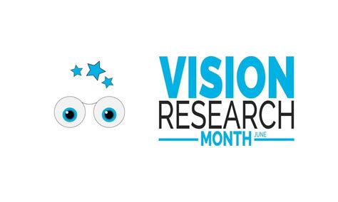 Vision Research Month Background Template Holiday Concept Use To